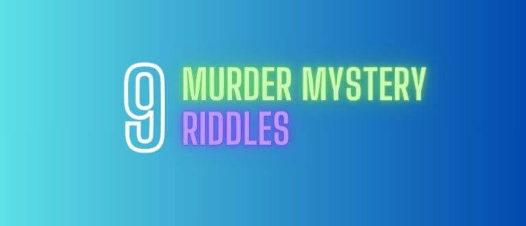 Murder Mystery Riddles